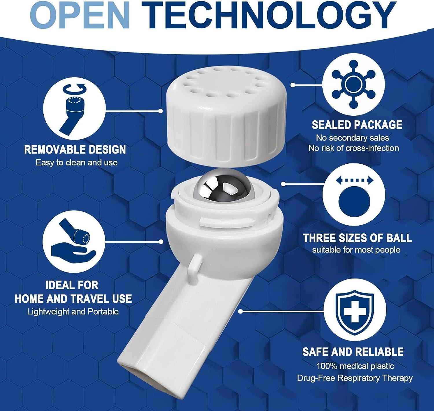 Lung Exerciser Device for Stronger Lungs | OPEP Therapy for Mucus Relief & Lung Expansion | Buy ...