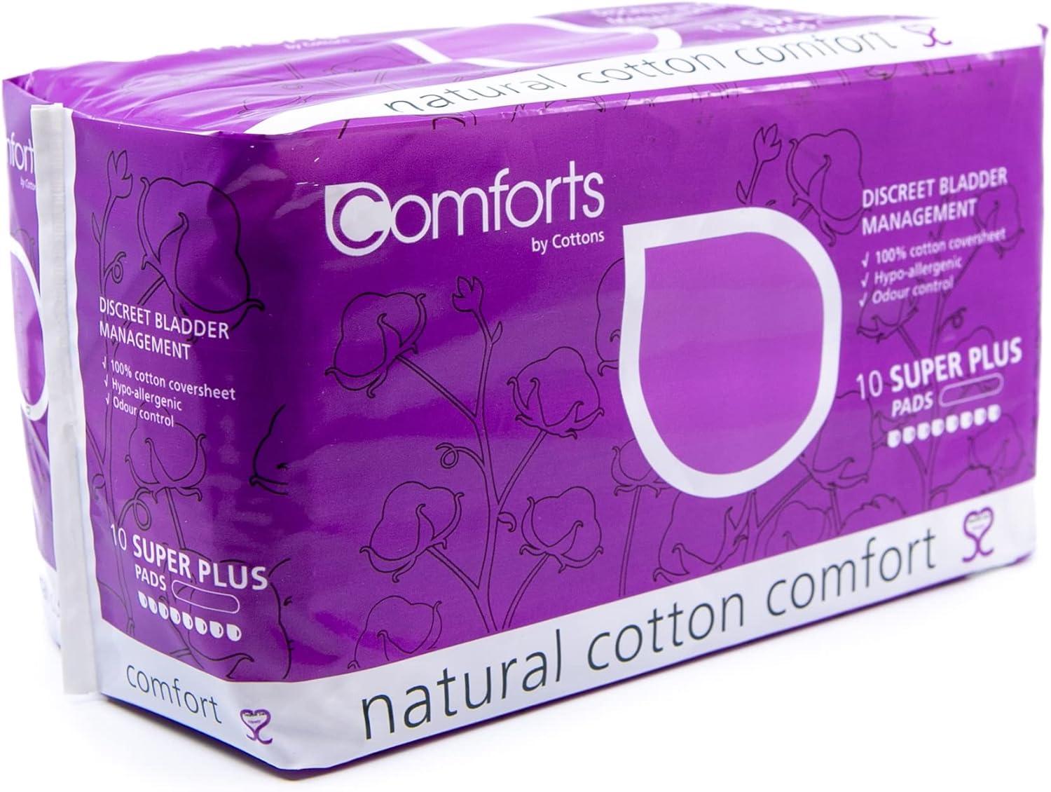 Premium Cotton Bladder Pads for Women - Super Plus Absorbency ...