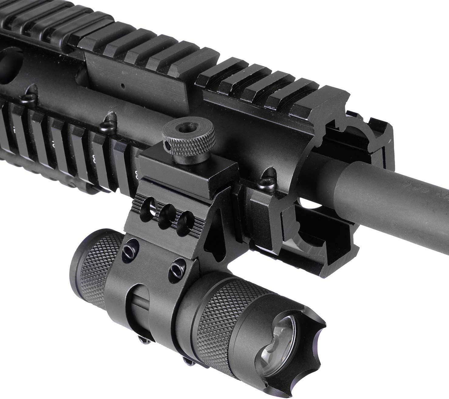 Monstrum Tactical 1" Offset Picatinny Rail Mount for Flashlights