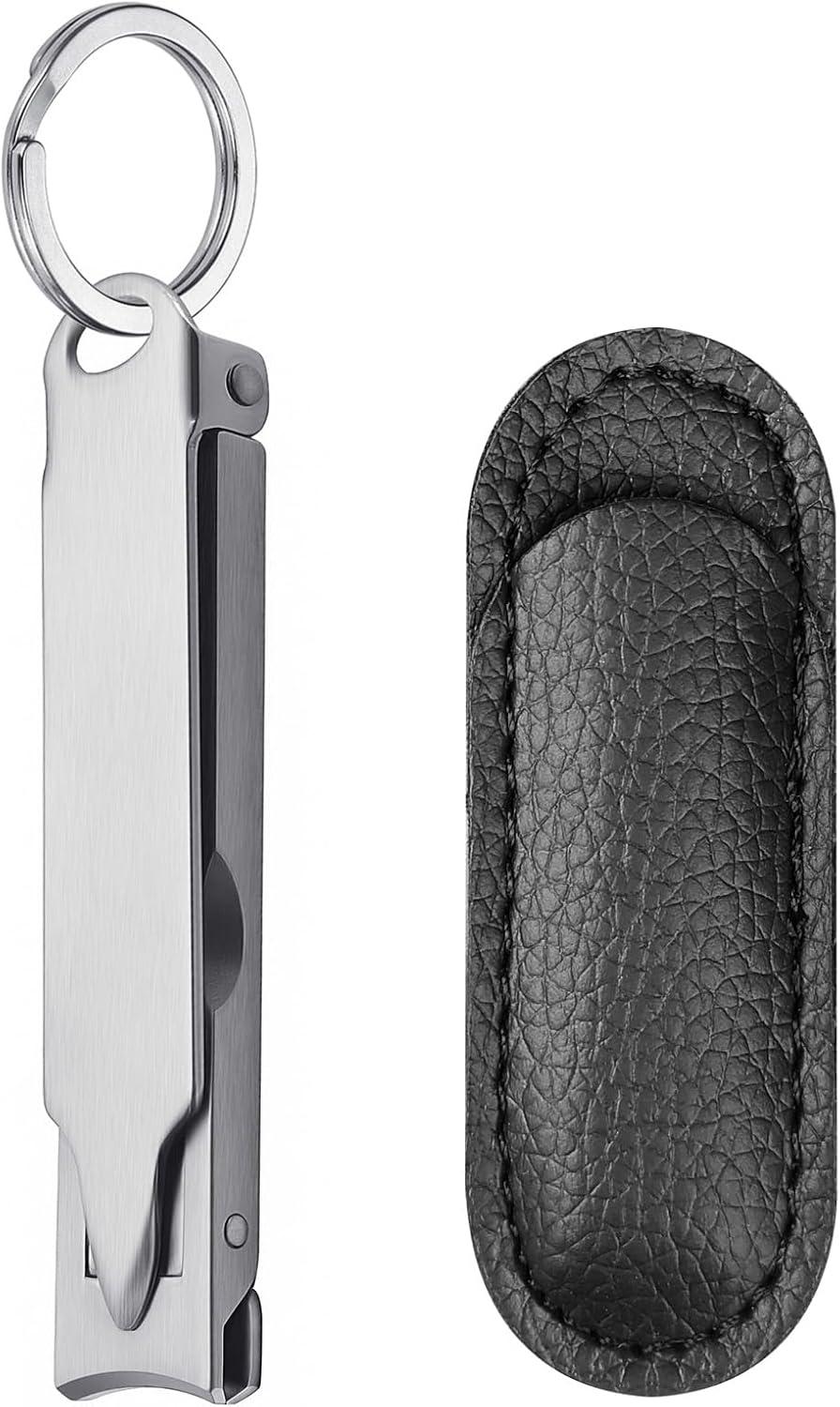Ultra Thin Portable Fingernail Clipper | Keychain Folding Nail Cutter ...