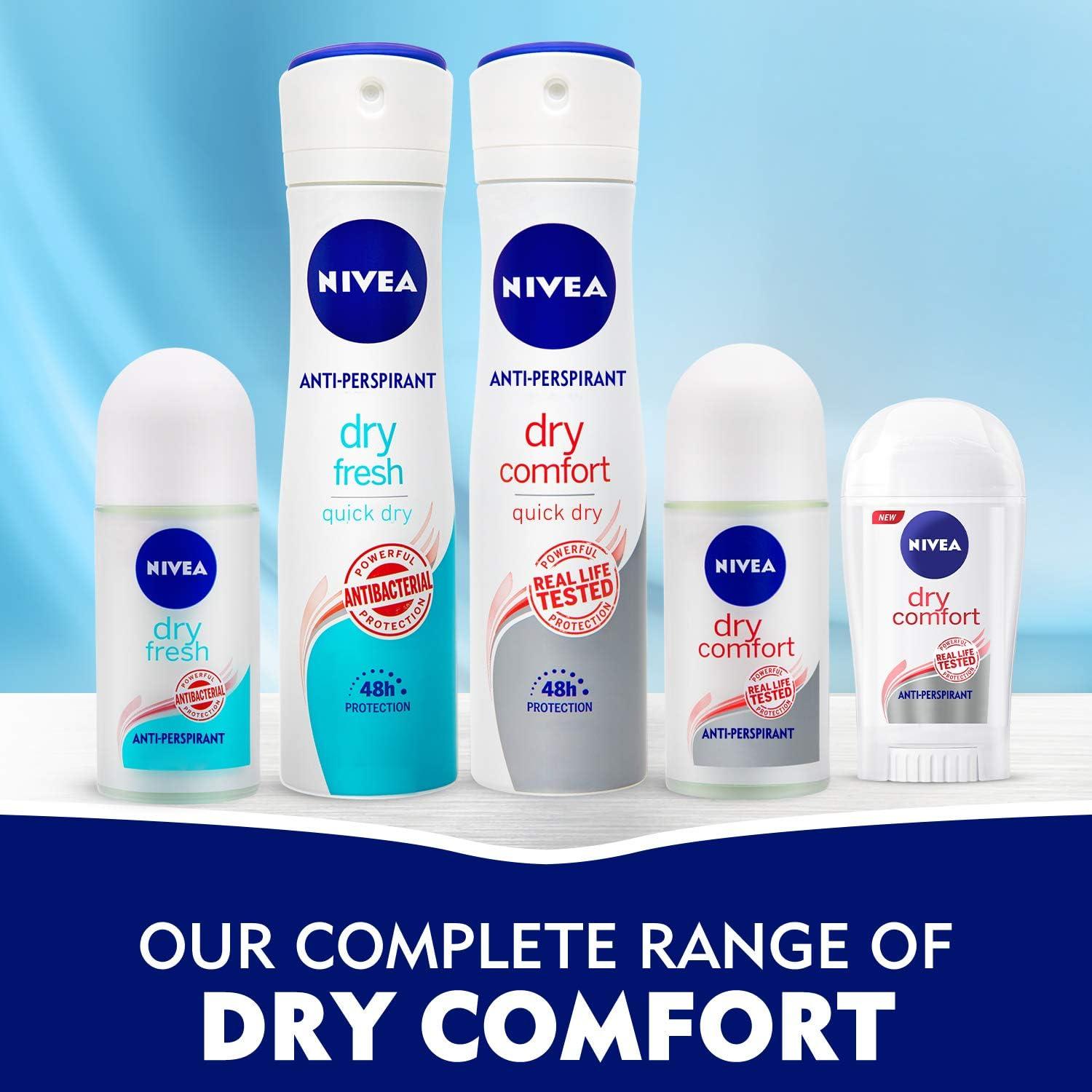 Nivea Dry Comfort Antiperspirant Stick 40ml - All-Day Protection | Buy ...