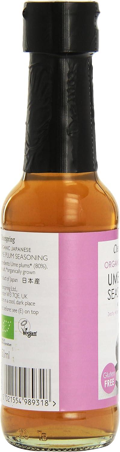 Clearspring Organic Japanese Ume Plum Seasoning 150 ml - Authentic ...