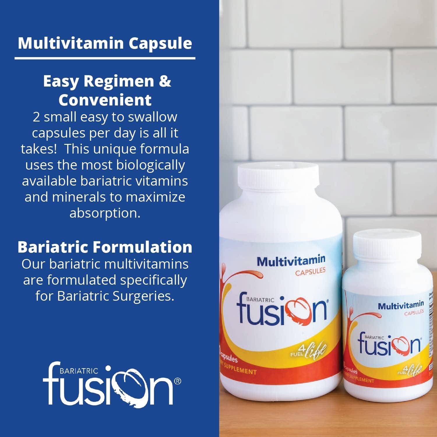 Bariatric Fusion Multivitamin Capsule Without Iron | 60 Count | Post ...