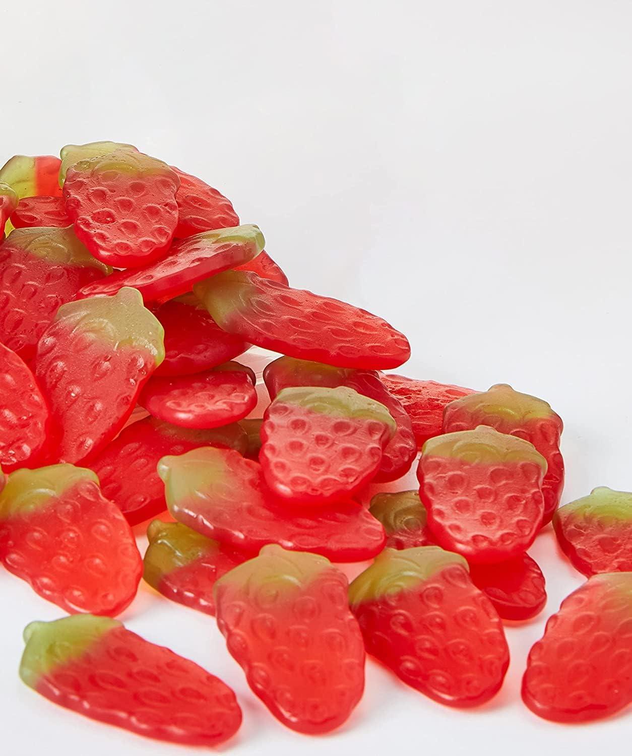 Haribo Giant Strawbs with Free Thank You Sticker - Fruit Flavour Gums ...