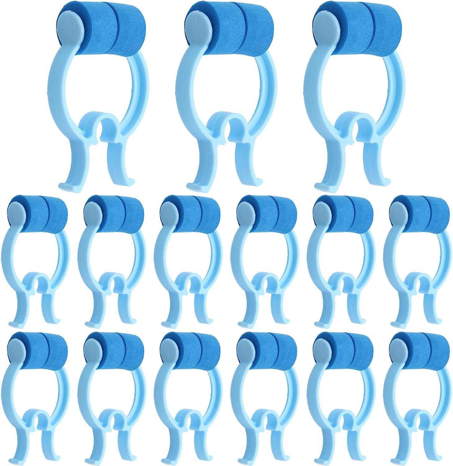 Hitefu 16PCS Plastic Nose Clips for Nosebleeds - Medical Nose Stopper ...