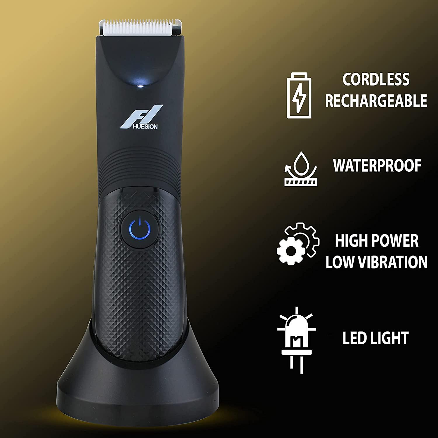Electric Groin & Ball Trimmer for Manscaping - Waterproof Clippers with ...
