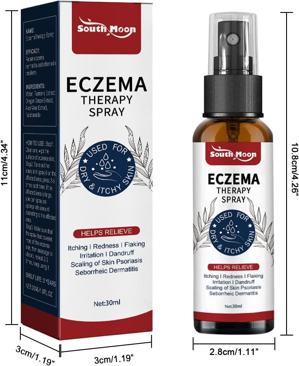 BOSSIK 2023 Eczema Therapy Spray - Fast Acting Relief for Dry, Itchy ...