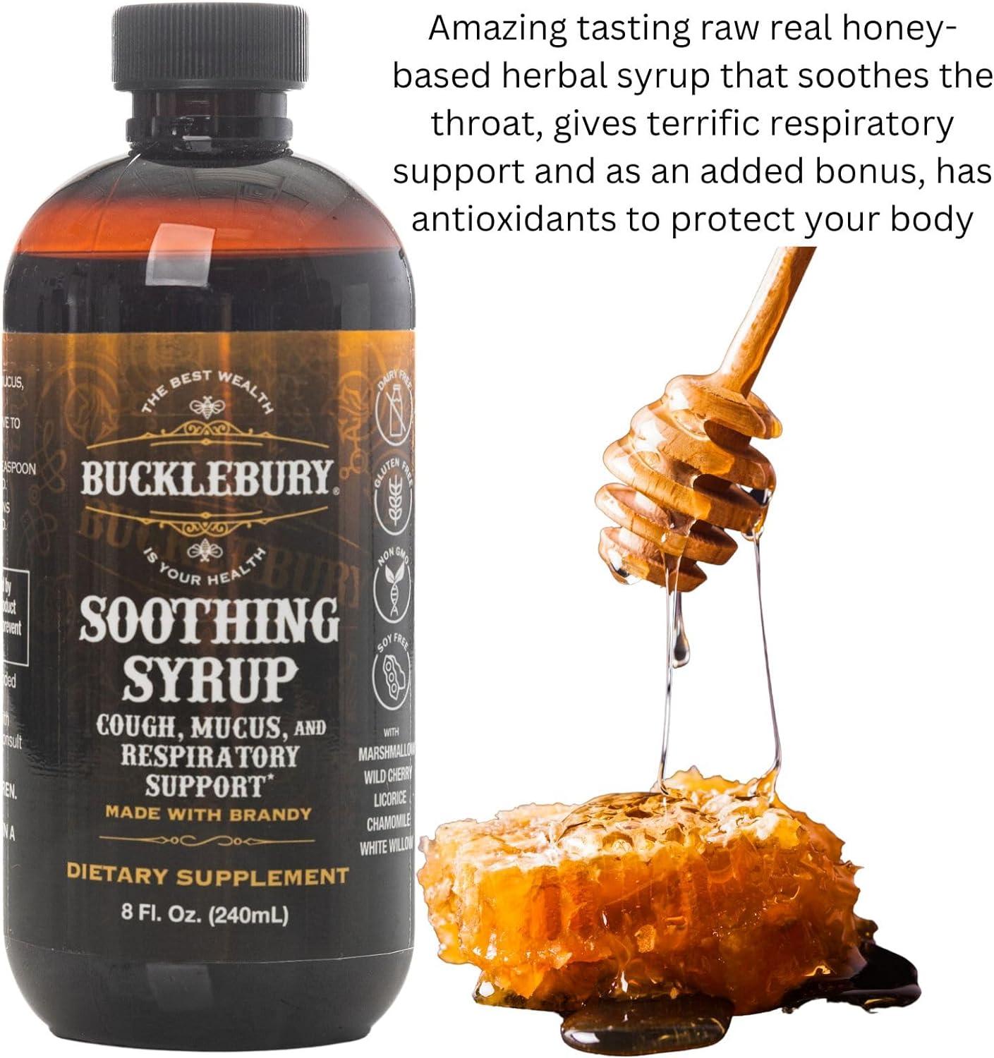 Bucklebury Soothing Herbal Syrup - Upper Respiratory Support Supplement ...