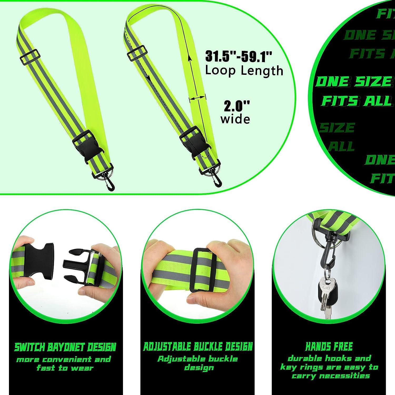 Saintrygo Reflective Sash & Jacket Set for High Visibility Safety ...