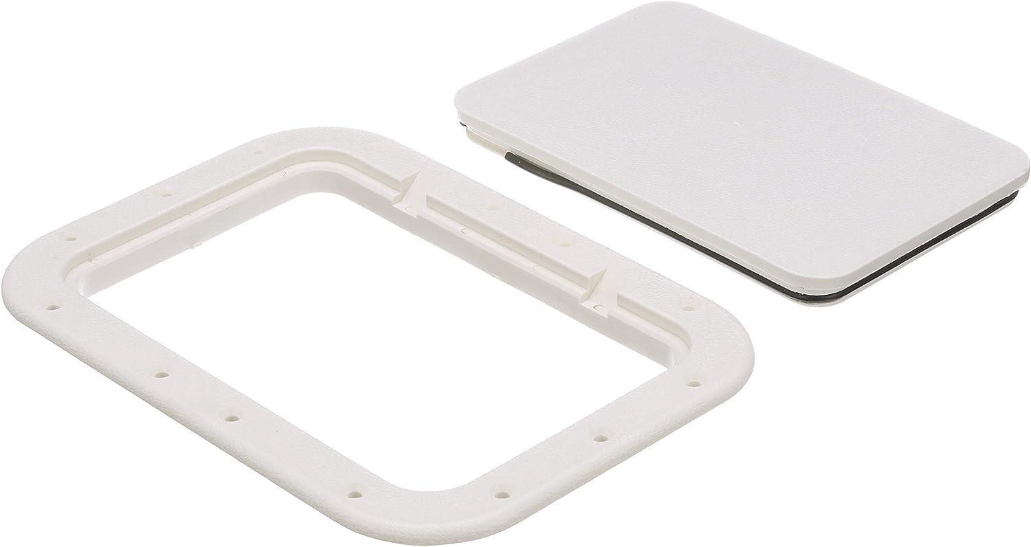 Seachoice 7 x 11 White Pry-Out Hatch | Acetone Proof Polypropylene ...