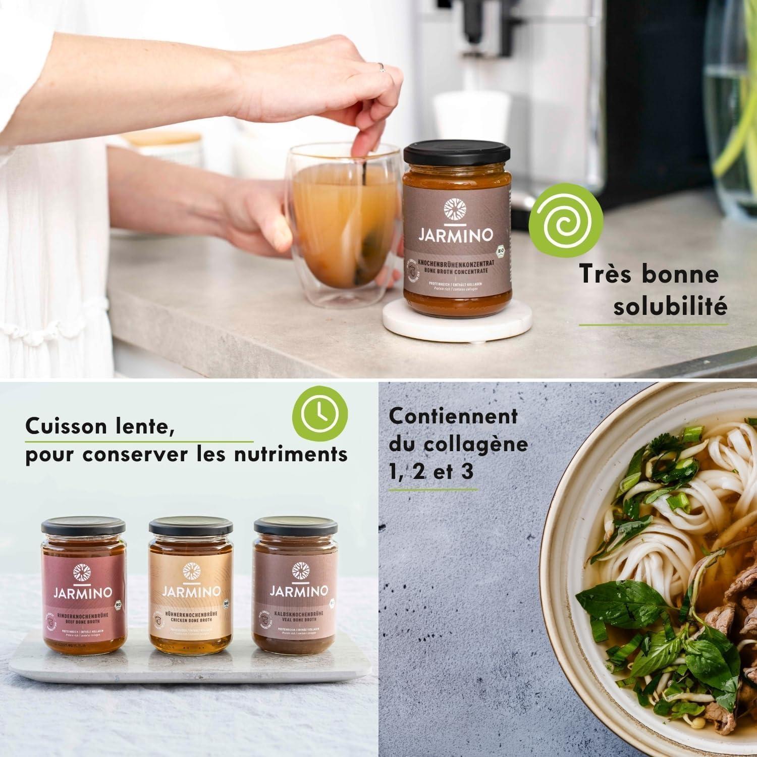 Bone Broth - JARMINO - Organic Beef Bone Broth Concentrate - Made in ...