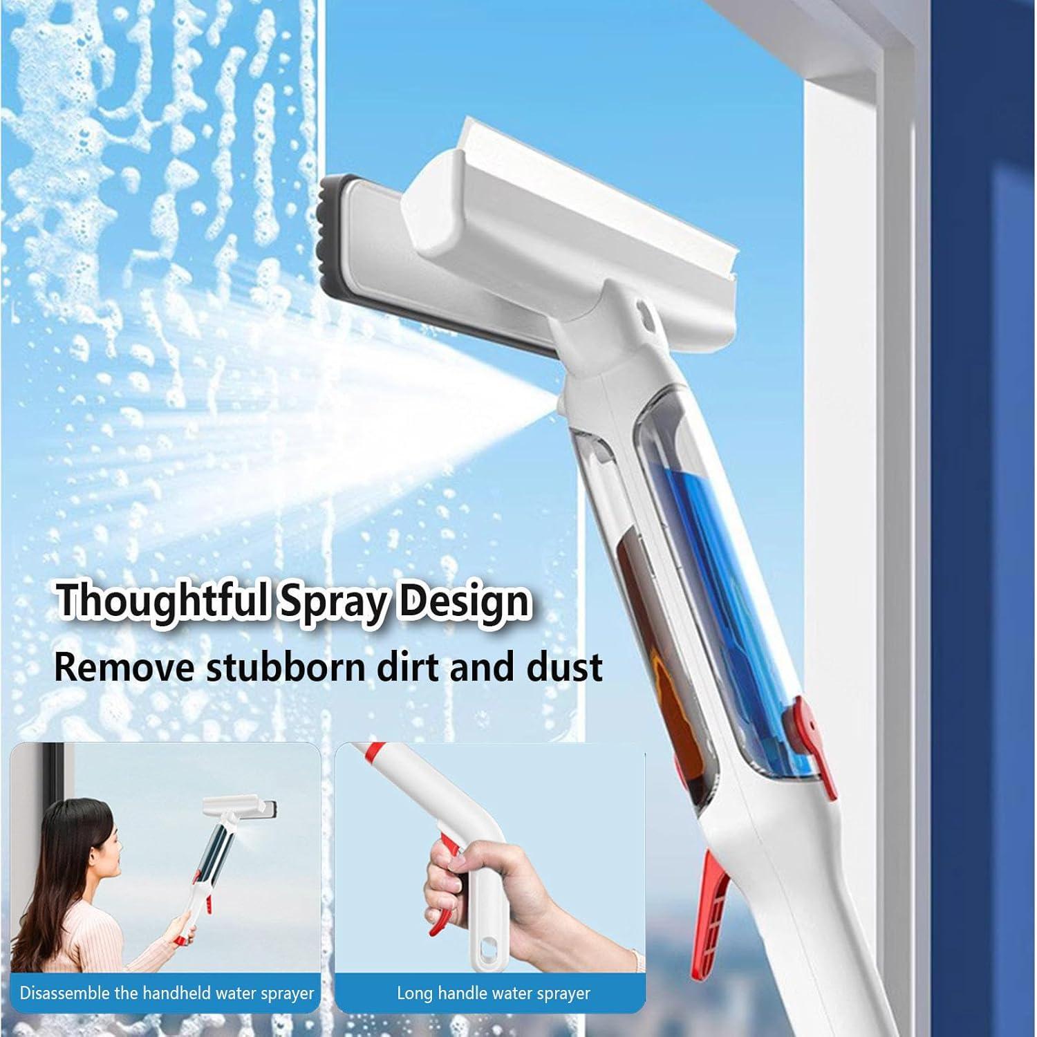 RRRYYYZZ 75'' Spray Window Squeegee with Extension Pole with 4-Section ...