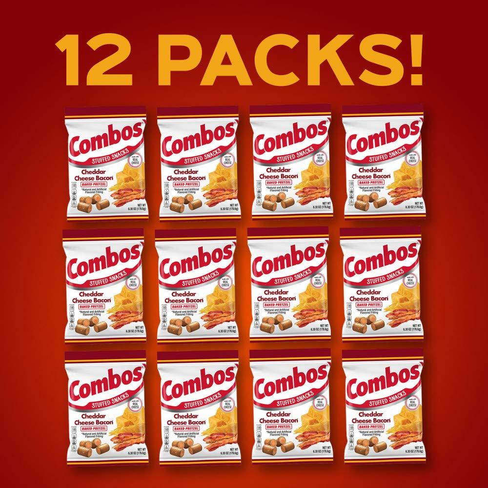 COMBOS Cheddar Cheese Bacon Pretzel Baked Snacks 6.23oz Bag - Delicious ...