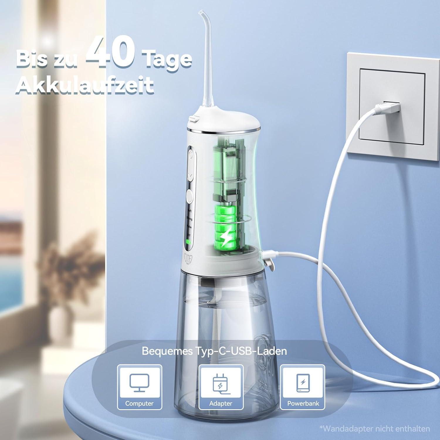 Mouth Shower JTF Electric Tooth Cleaner | Water Flosser with 4 Modes 5 ...