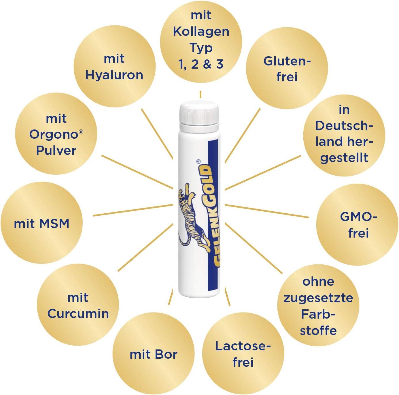 JointGold Joint Ampoules - 30 Nutrient Complex Drinkable 25ml Shots ...