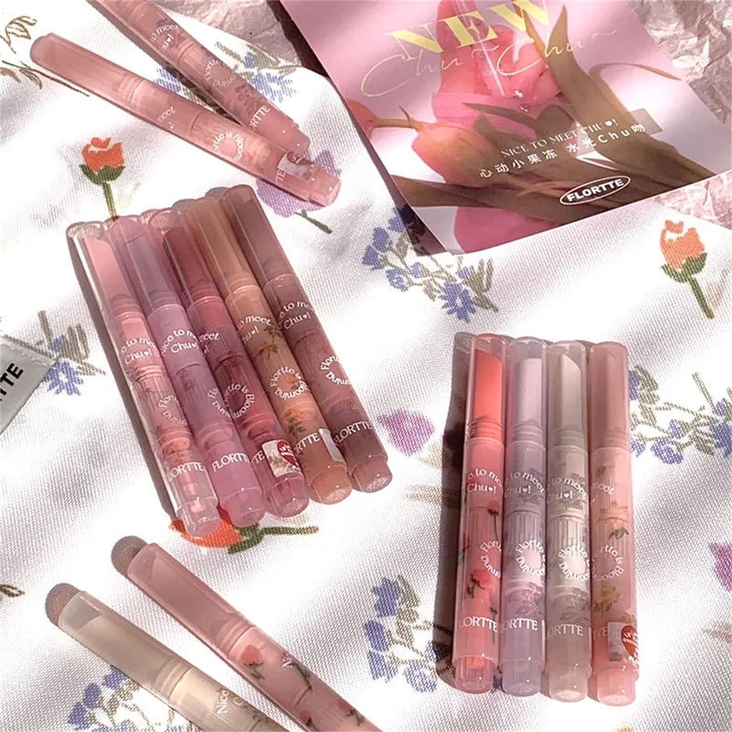 Flortte Jelly Lipstick - Heart Shaped Moisturizing Lip Glaze | Florette ...