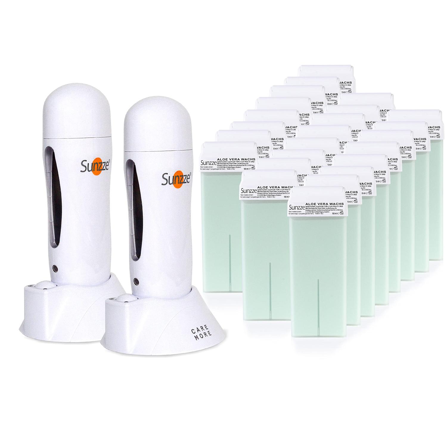 Sunzze Professional 2-Way Wax Station with Temperature Control | Ideal ...