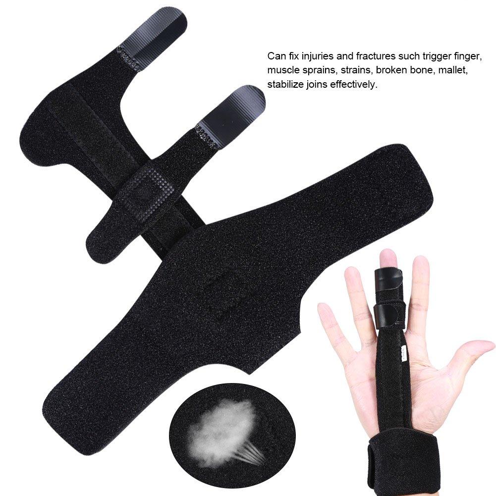 FILFEEL Finger Splint - Adjustable Aluminium Index & Middle Finger ...