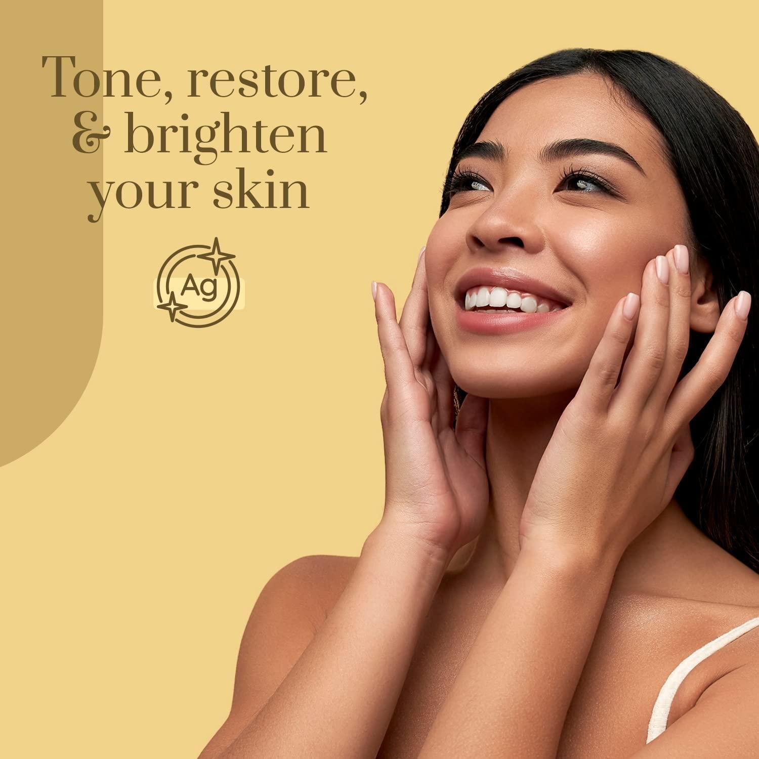 Clear Beauty 24K Gold and Collagen Daily Face Moisturizer | Reduce Age ...