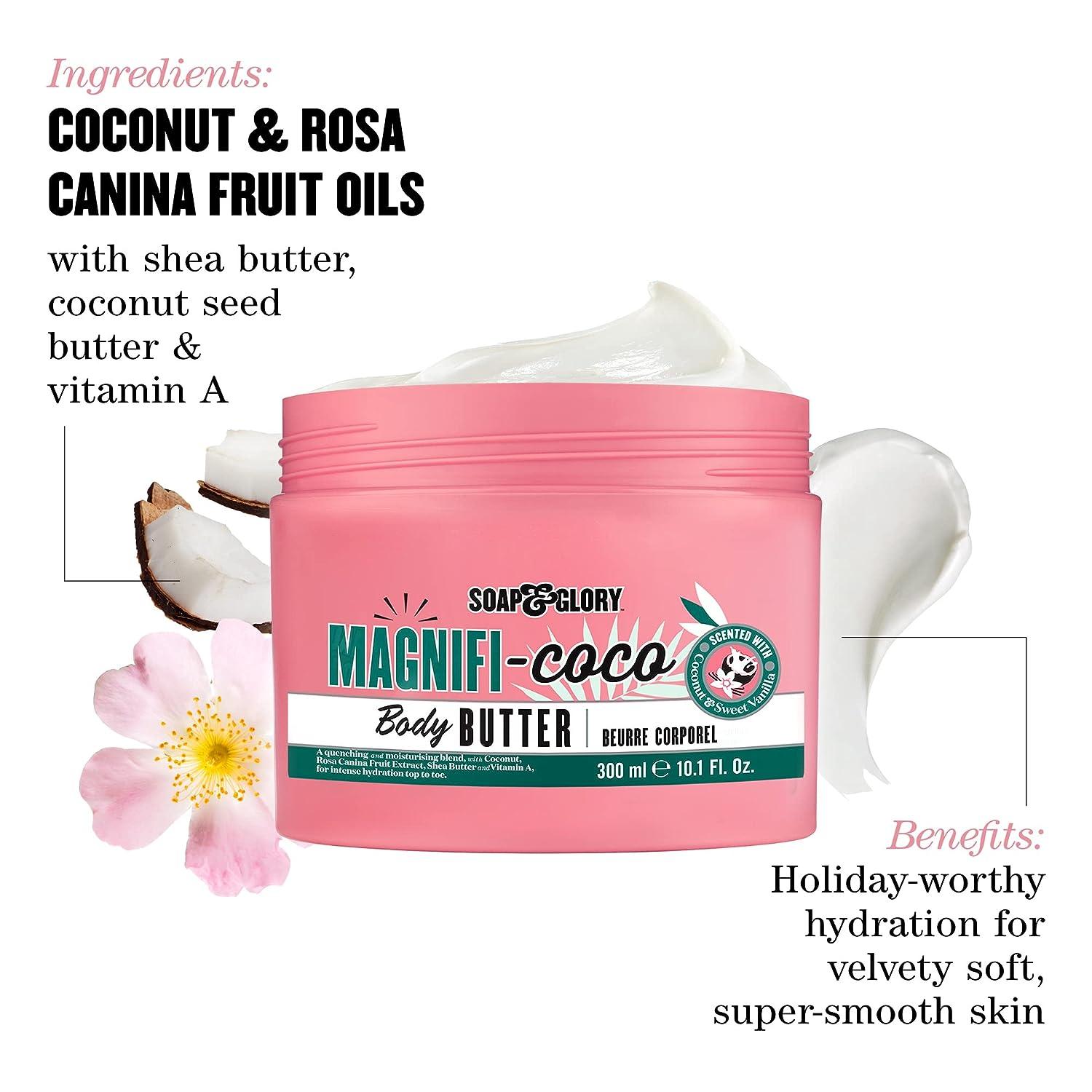 Soap & Glory Magnifi-coco Body Butter - Hydrating Coconut Cream with ...