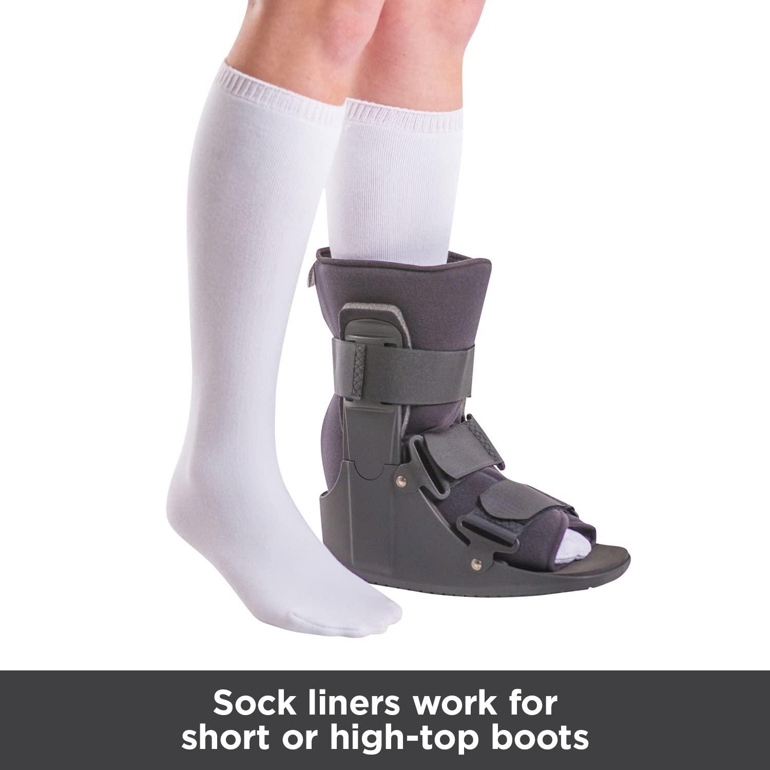 BraceAbility Replacement Sock Liner for Orthopedic Walking Boots ...
