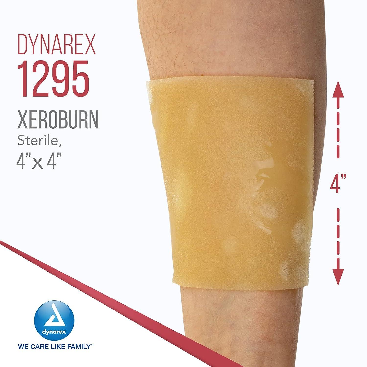Dynarex XeroBurn Sterile Burn Dressing - Cooling Gel Moist Bandages ...