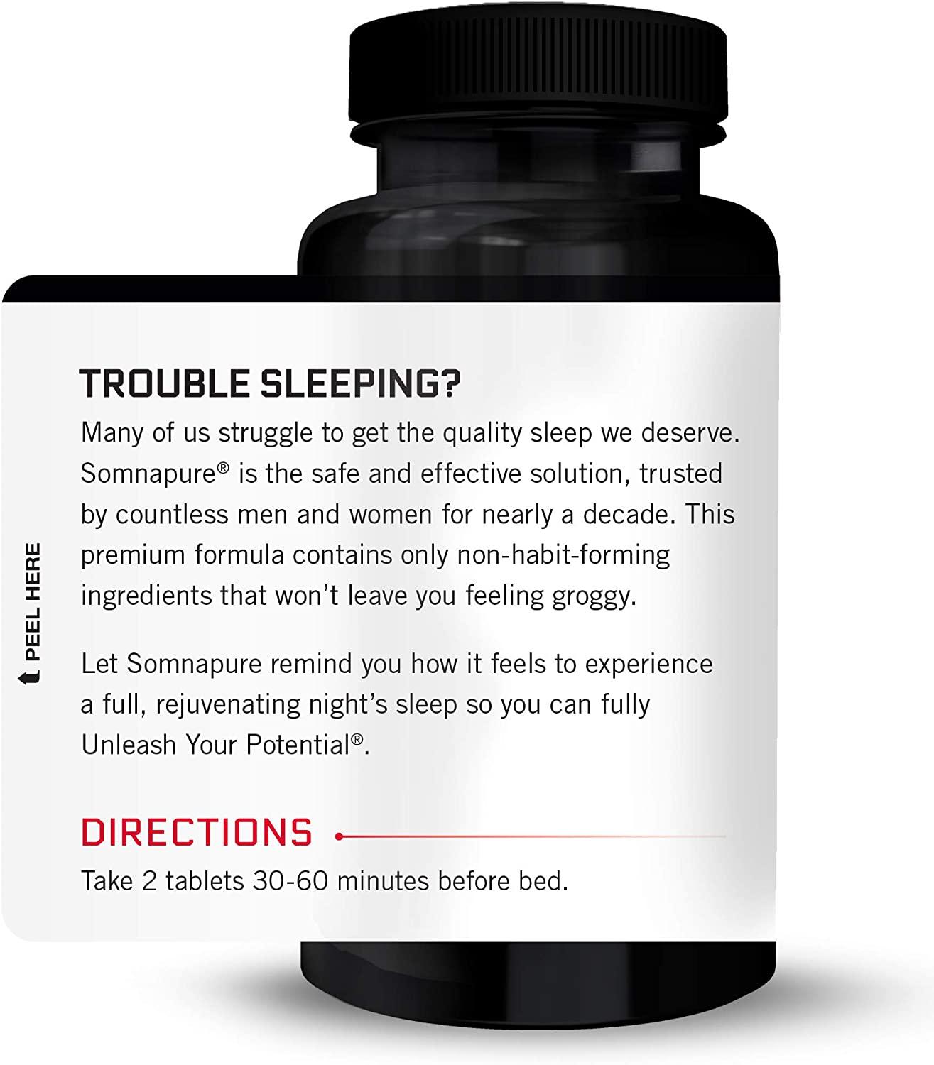 Force Factor Somnapure Natural Sleep Aid - 60 Tablets for Restful Sleep | Buy Now with Express ...