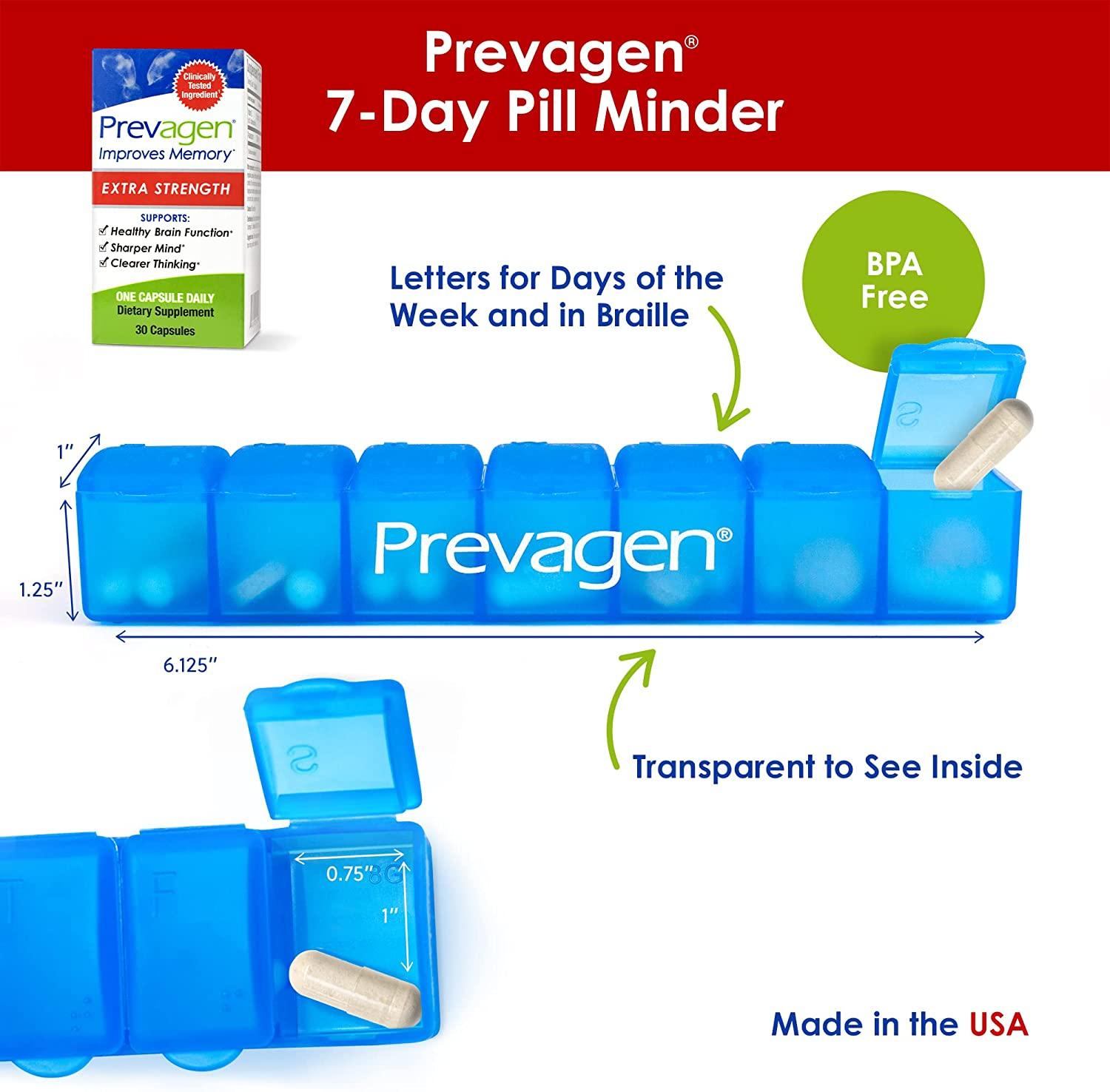 Prevagen Extra Strength 20mg - 30 Capsules with Apoaequorin & Vitamin D ...
