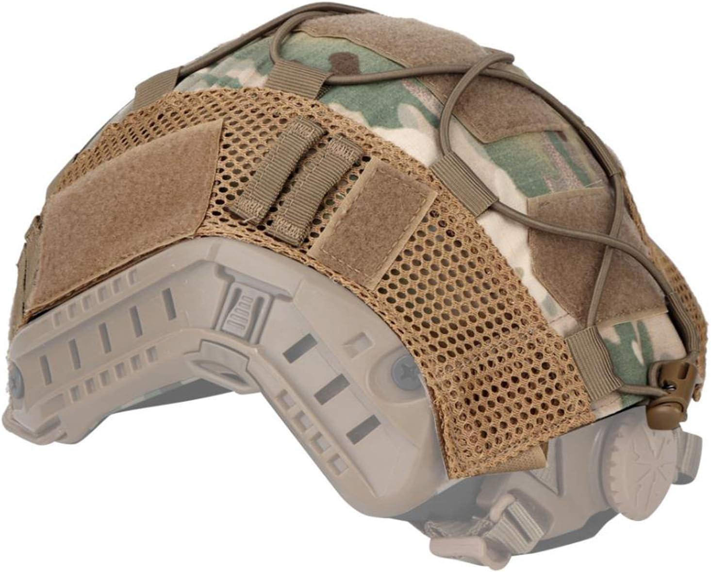 Jadedragon Multicam Camouflage Helmet Cover for Ops-Core FAST PJ Helmet ...