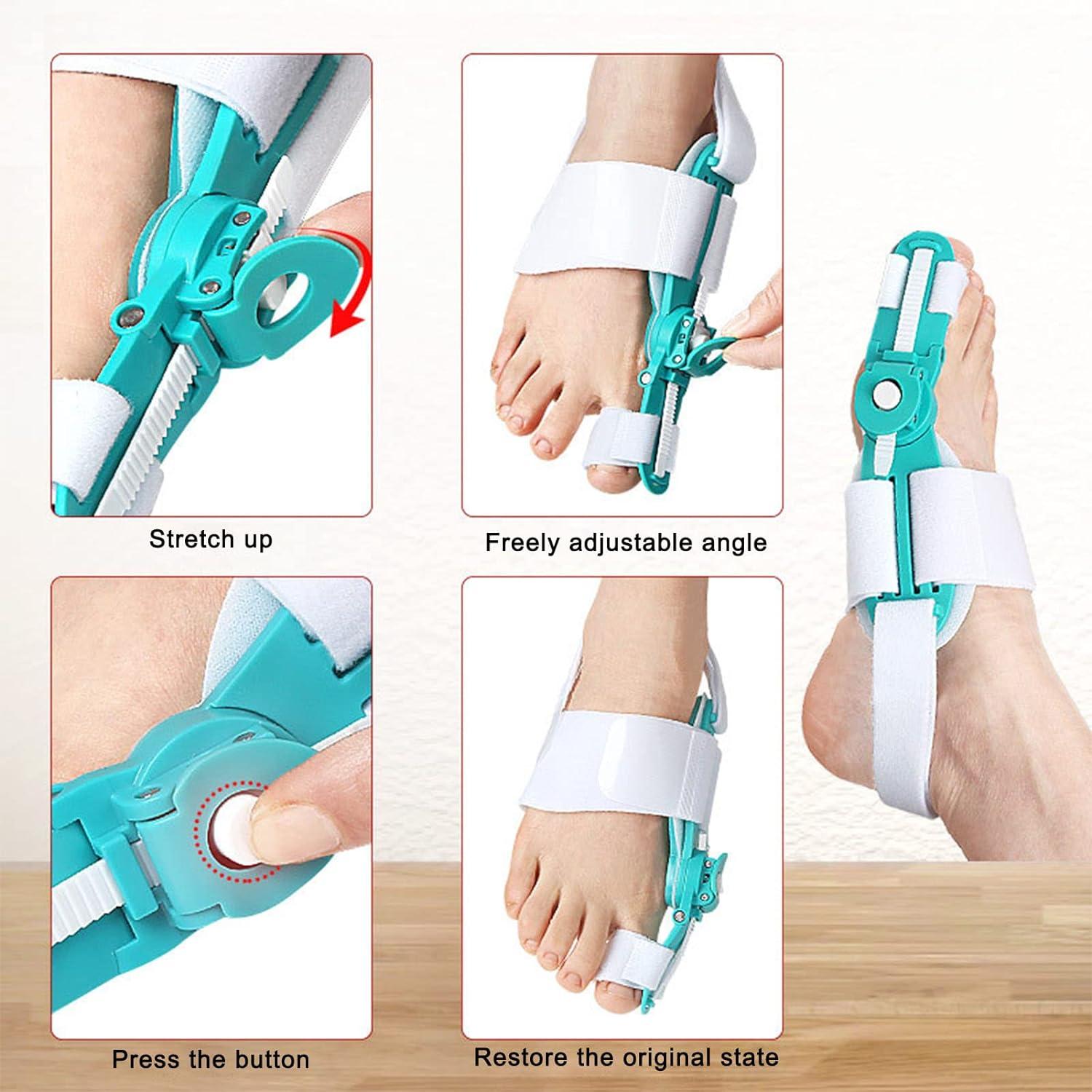 Hallux Valgus Corrector with Adjustable Bunion Splint - Ergonomic ...