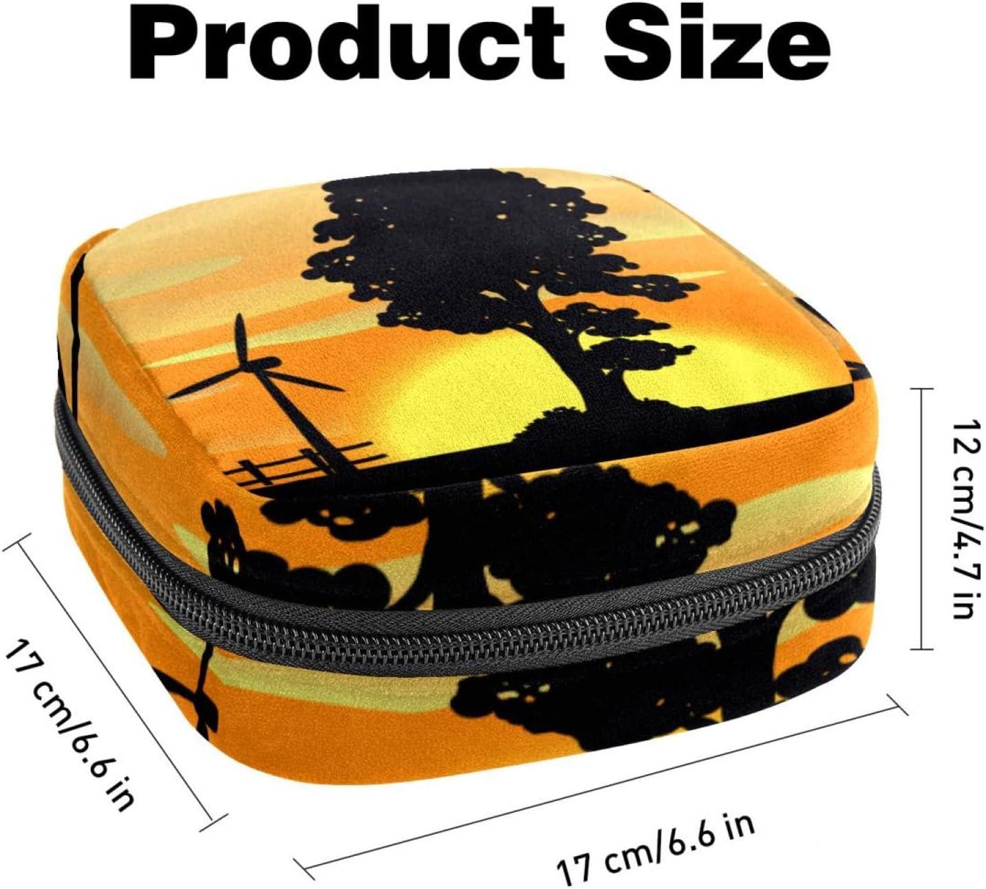 Portable Women's Binding Bags - Menstrual Cup Pocket & Pads for Teens ...