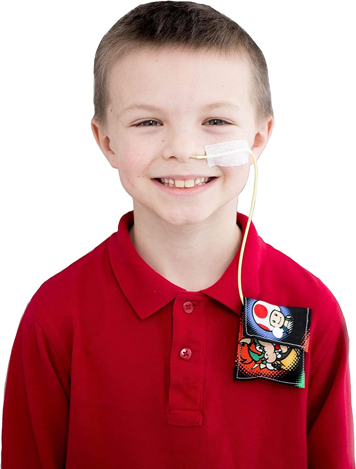 Tubie Pockets Set of 3 - Reusable Feeding Tube Securement Holder in ...