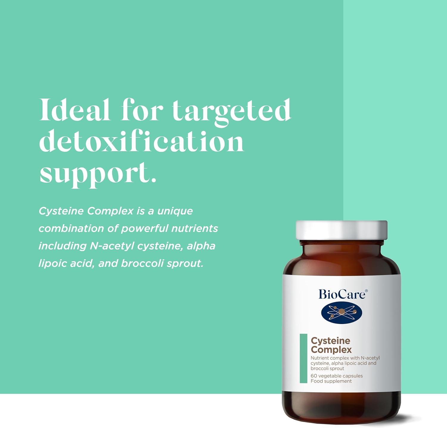 BioCare Cysteine Complex | N-Acetyl Cysteine & Alpha Lipoic Acid Nutrient Blend - 60 Capsules