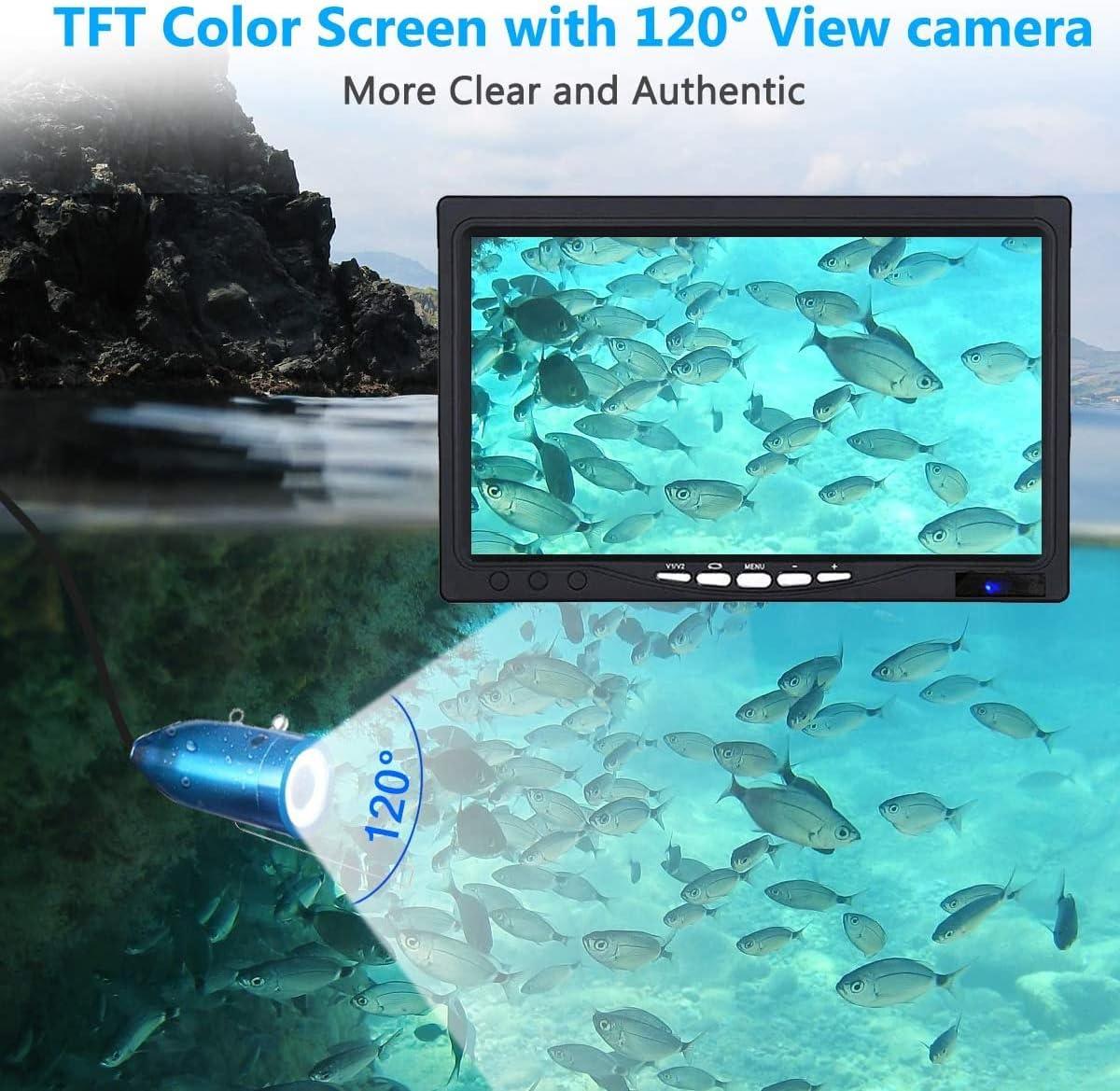 Underwater Fishing Camera, Anysun Ice Fishing Camera Portable Video ...