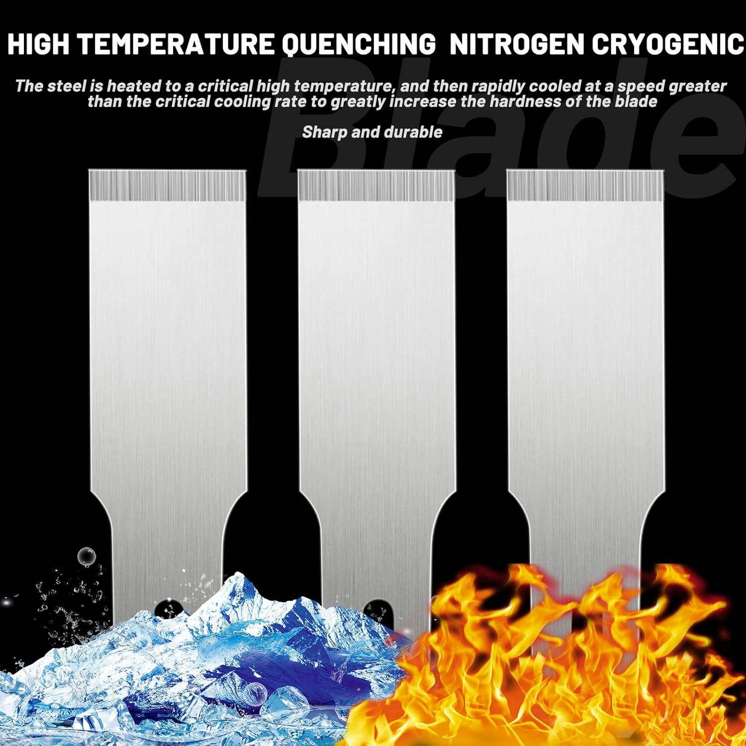 Size 18 Chiseling Blades SK5 Knife Blades No Handles Knife Square Blade ...