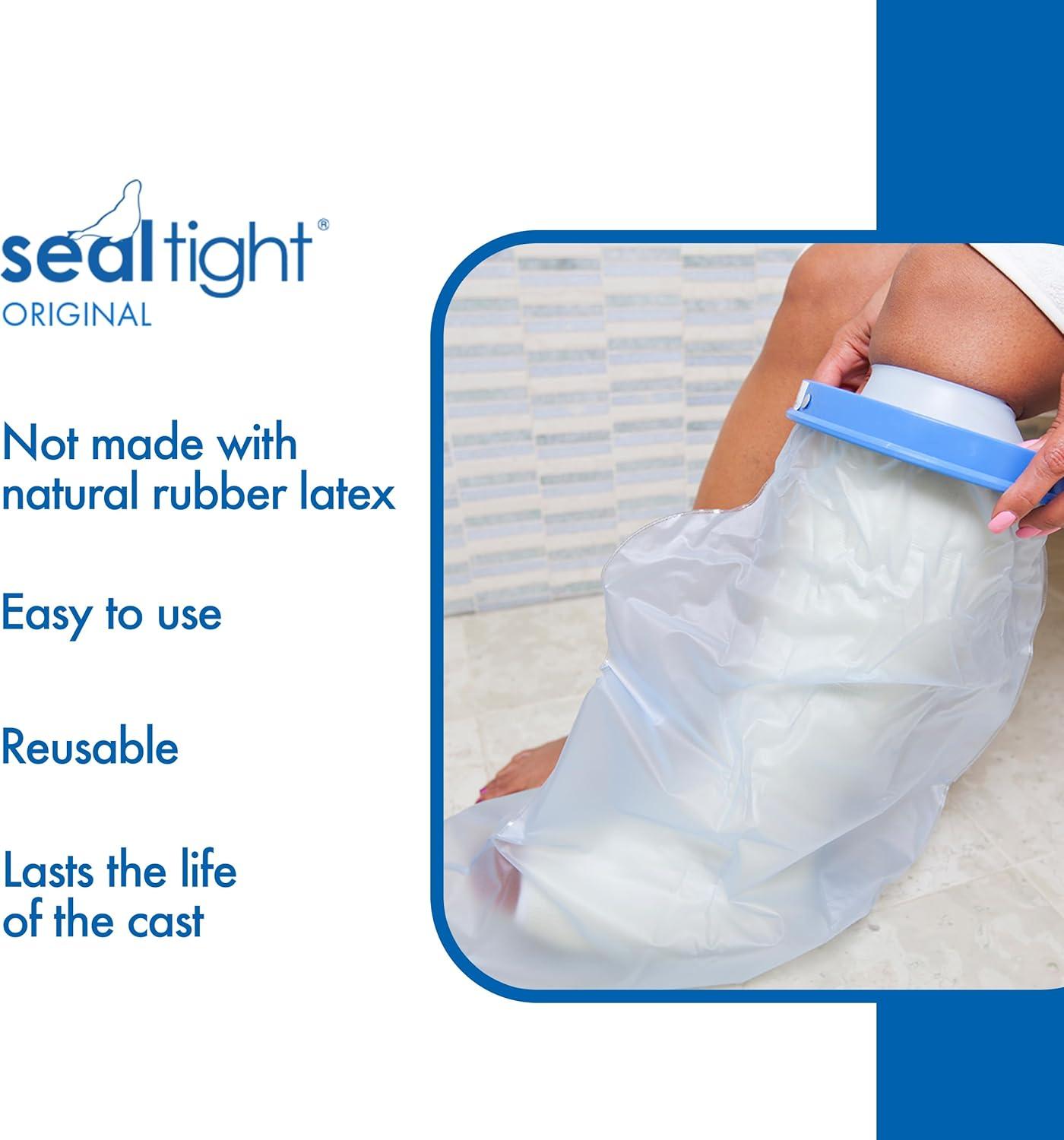 Seal Tight 20104 - Original Adult Long Leg Cast & Bandage Protector ...