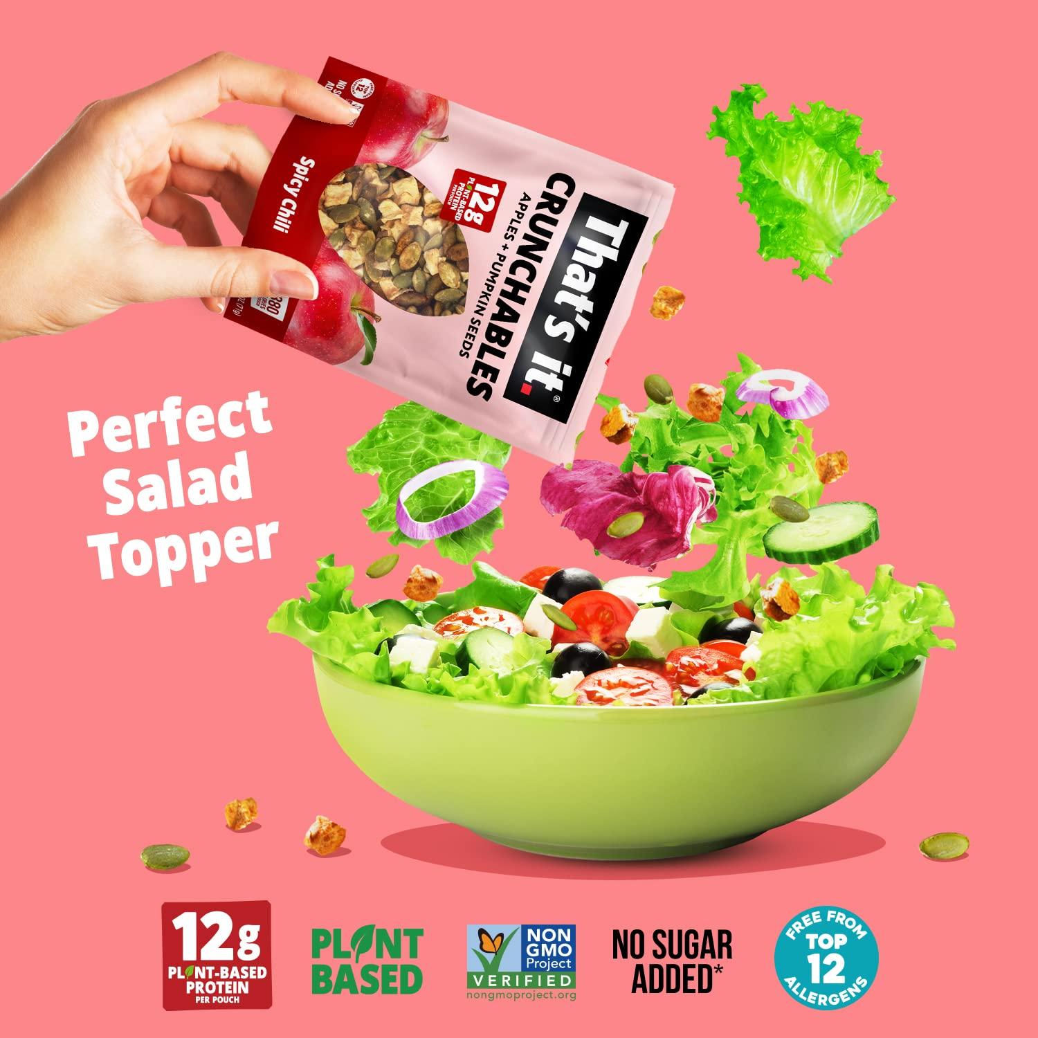 That's it. Crunchables (Apple + Spicy Chili) Plant Based Protein ...