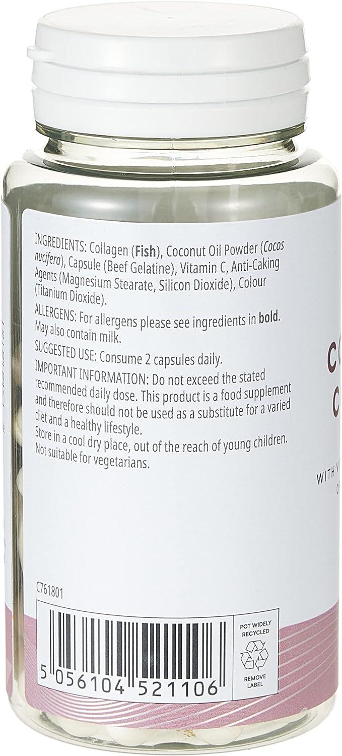 Coconut & Collagen Capsules 60pk - 60 Count | My Vitamins | Pack of 1 ...