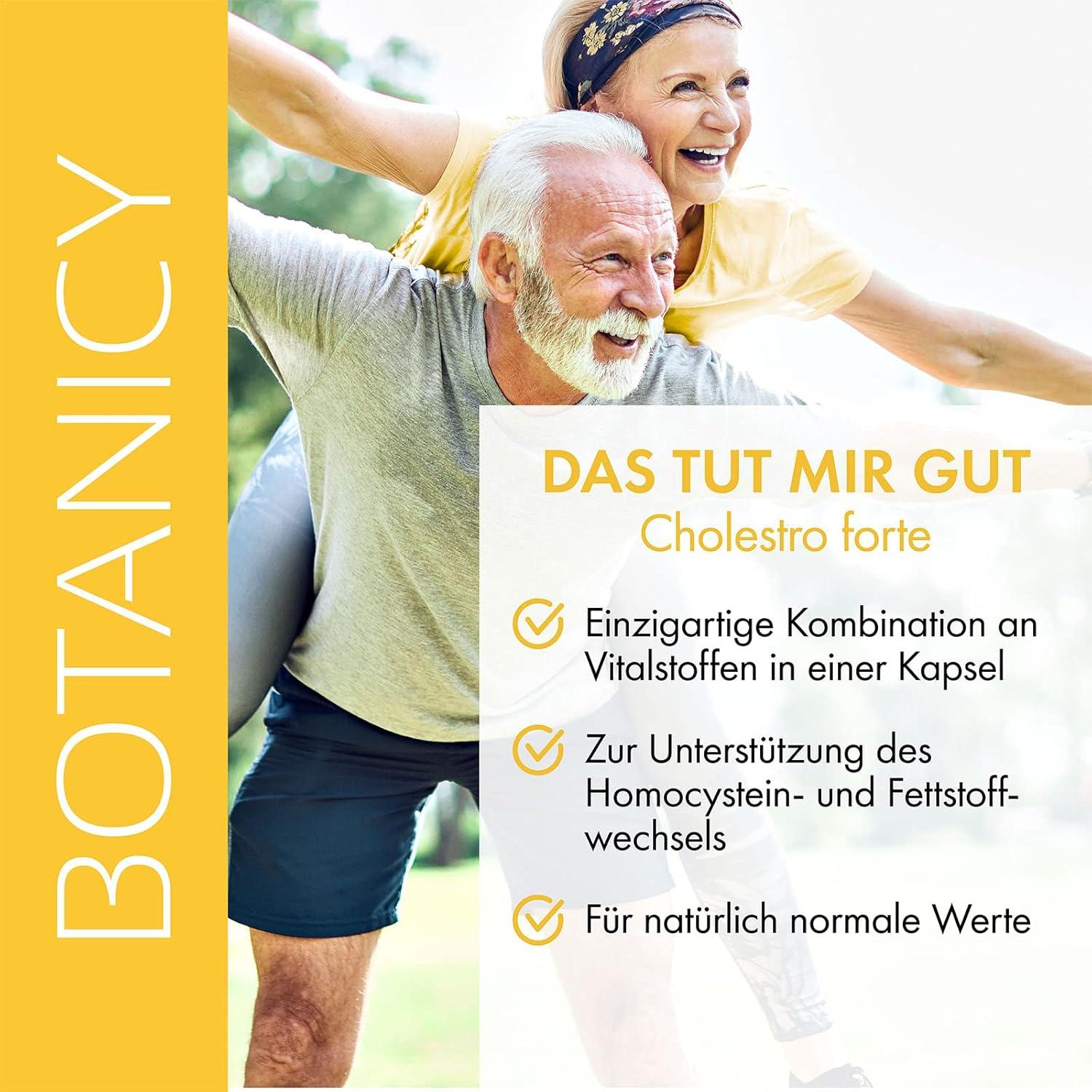 Botanicy Cholestro Forte with Bergavit - Natural Cholesterol Support ...