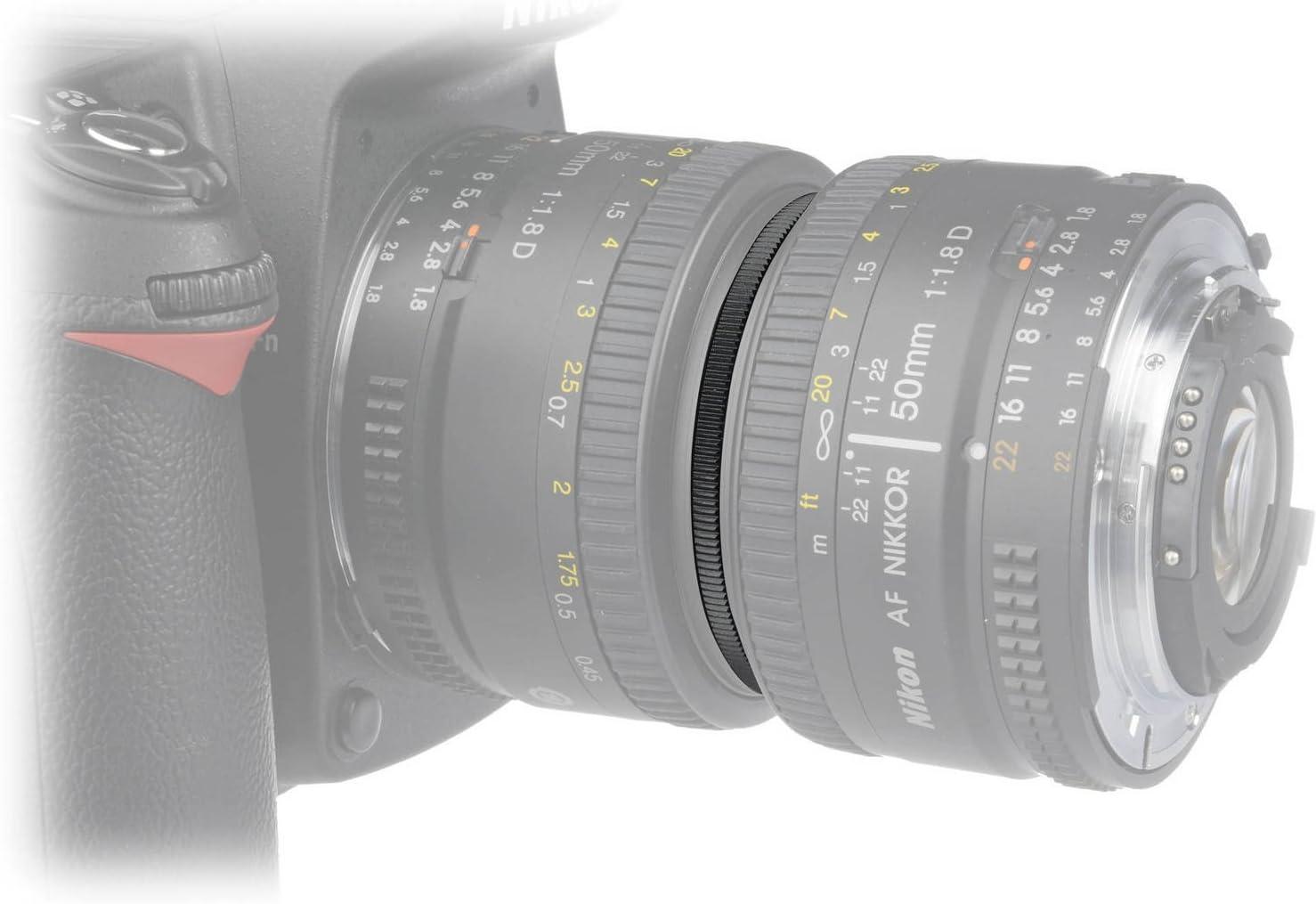 52mm Male-Male Macro Photography Lens Coupling Ring for Mounting Two ...