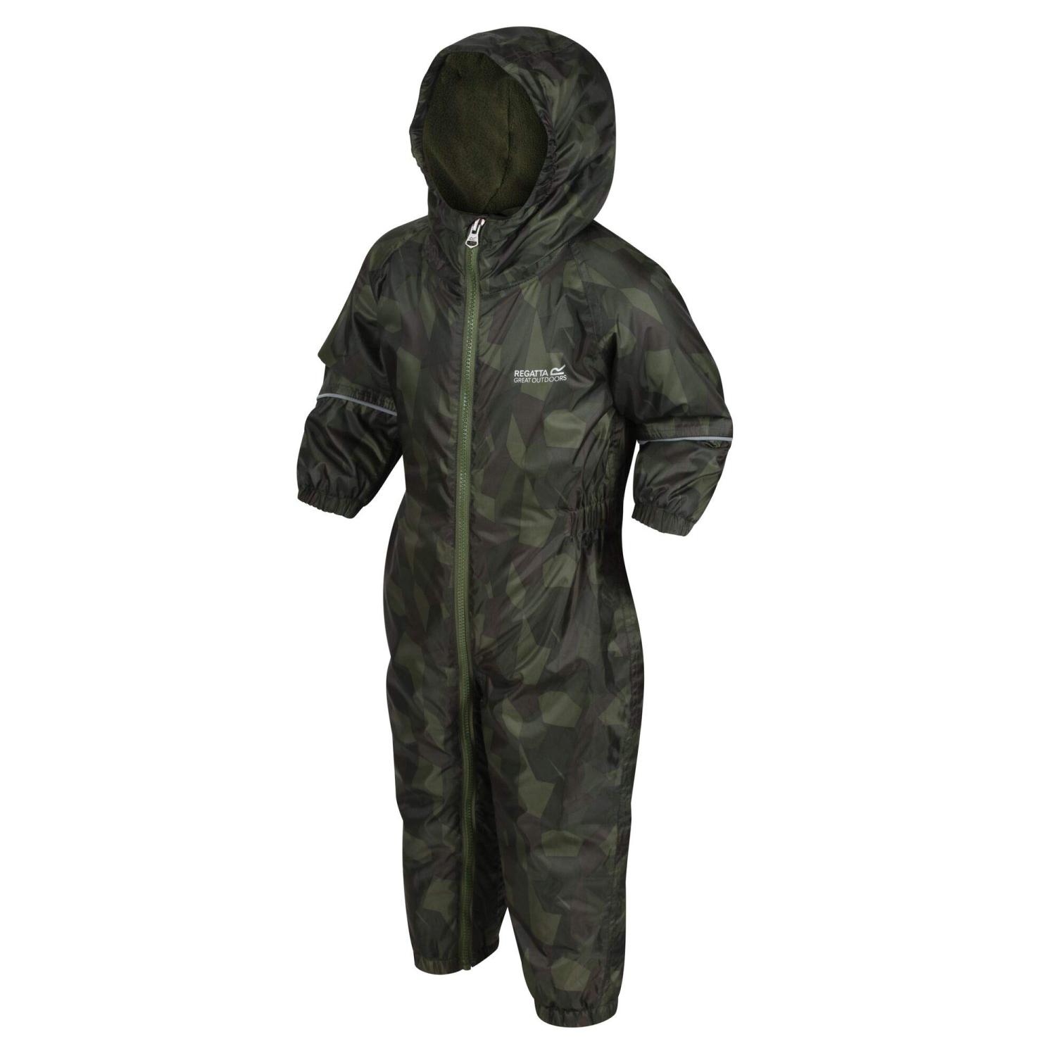 Regatta Kids Splosh III Waterproof Puddle Suit - Cypress Green (48-60) | Buy Now with Express ...