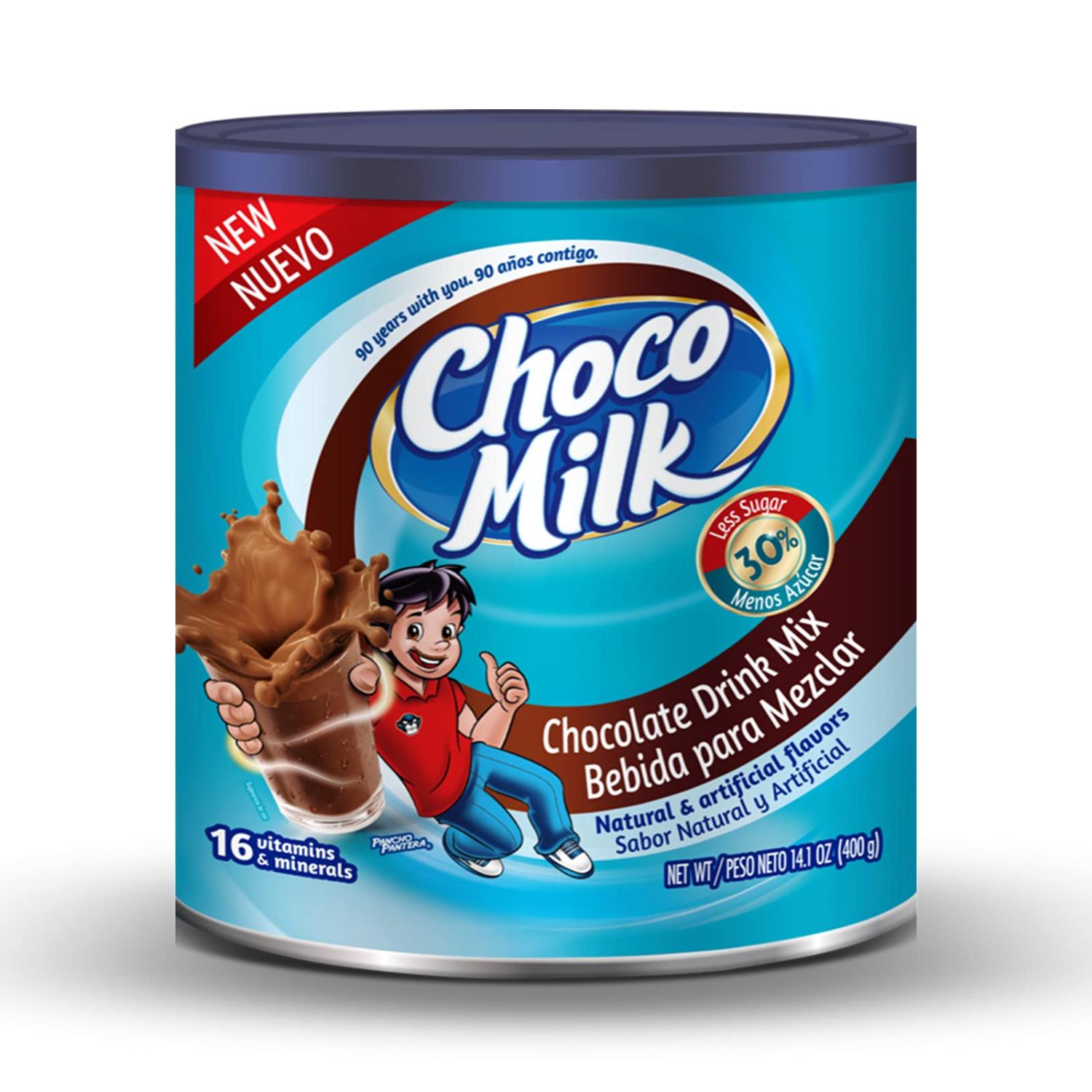 Choco Milk Powdered Chocolate Drink Mix - 14.1 Oz Container (30% Less ...