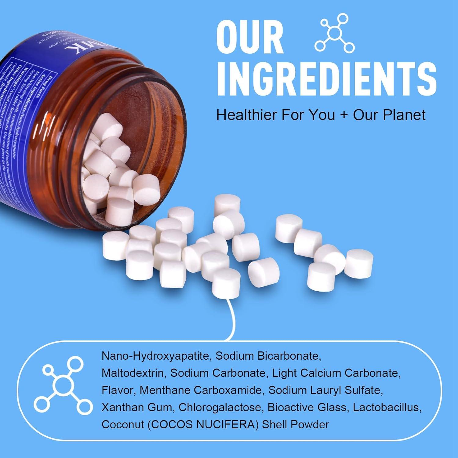 Natural Toothpaste Tablets with Nano-Hydroxyapatite - Travel-Friendly ...