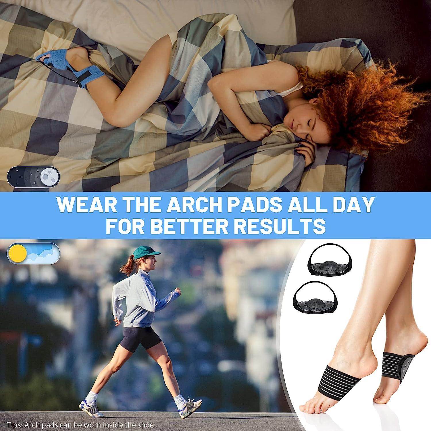 Sgrived Plantar Fasciitis Night Splint with Arch Support - Dual ...