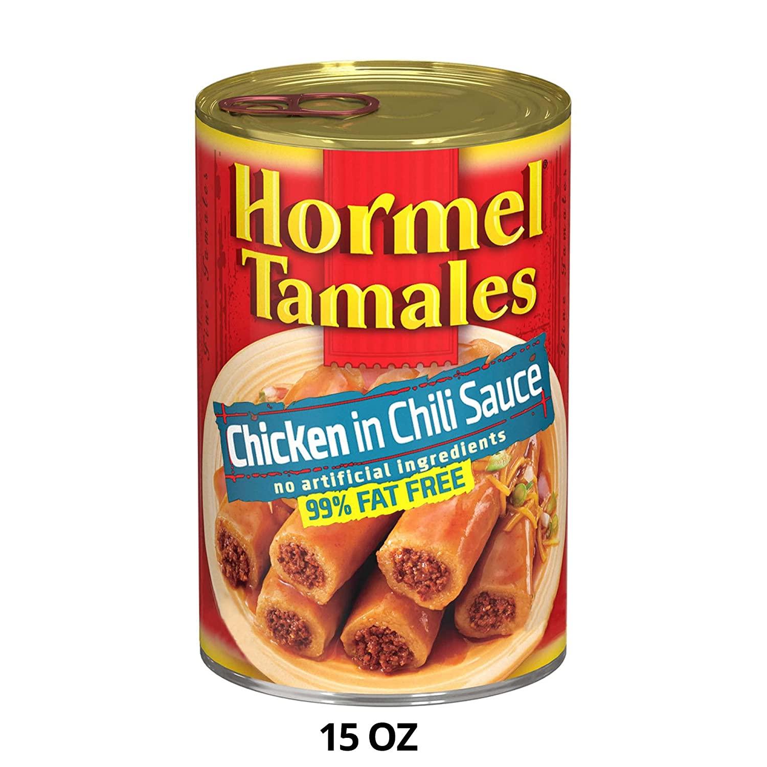 HORMEL Chicken Tamales - Authentic Canned Tamales - 15 Oz | Buy Now ...