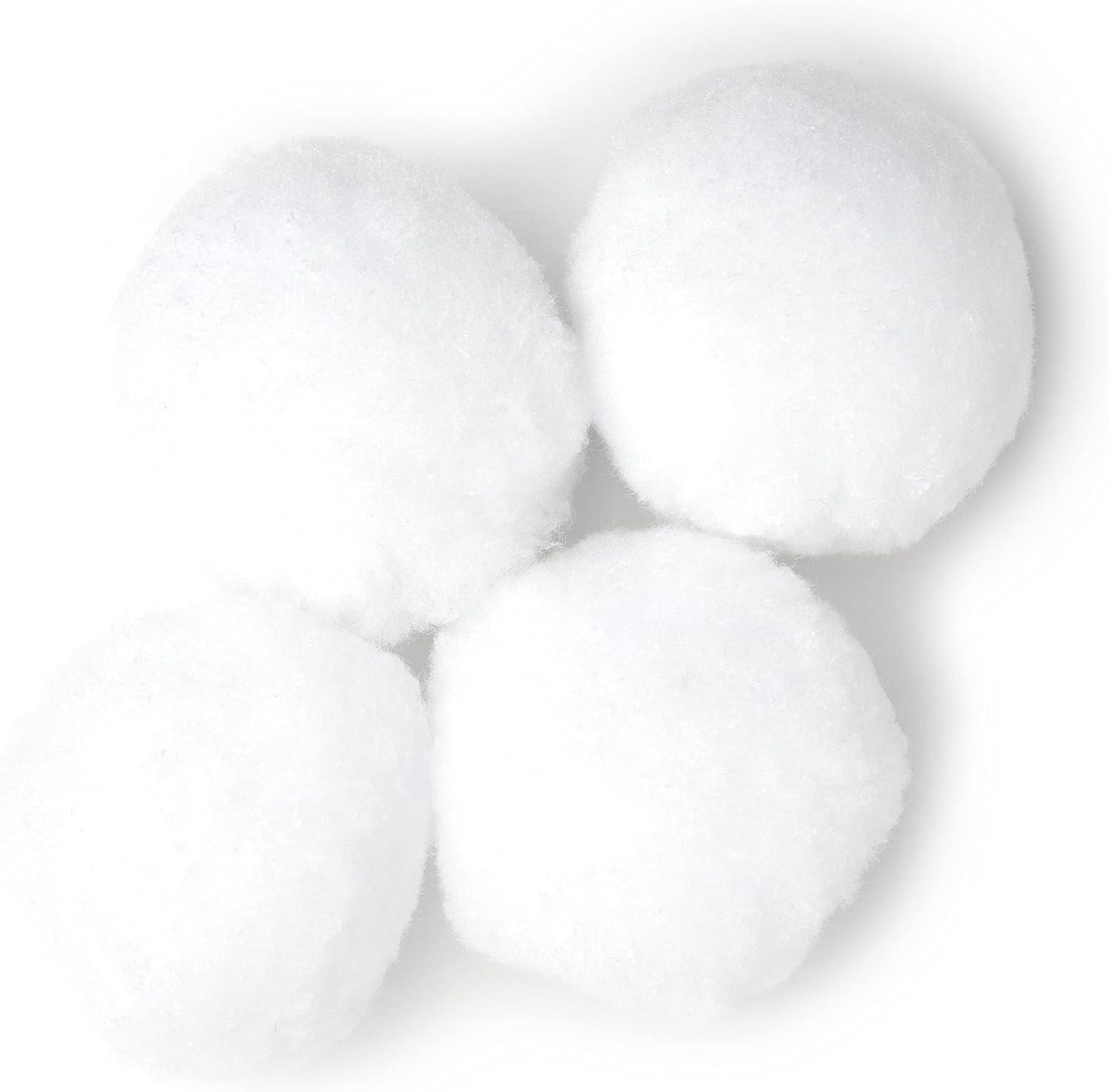 White 3 inch DIY Poms 4 Pack by Cousin - Create Your Own Pom Pom Crafts ...