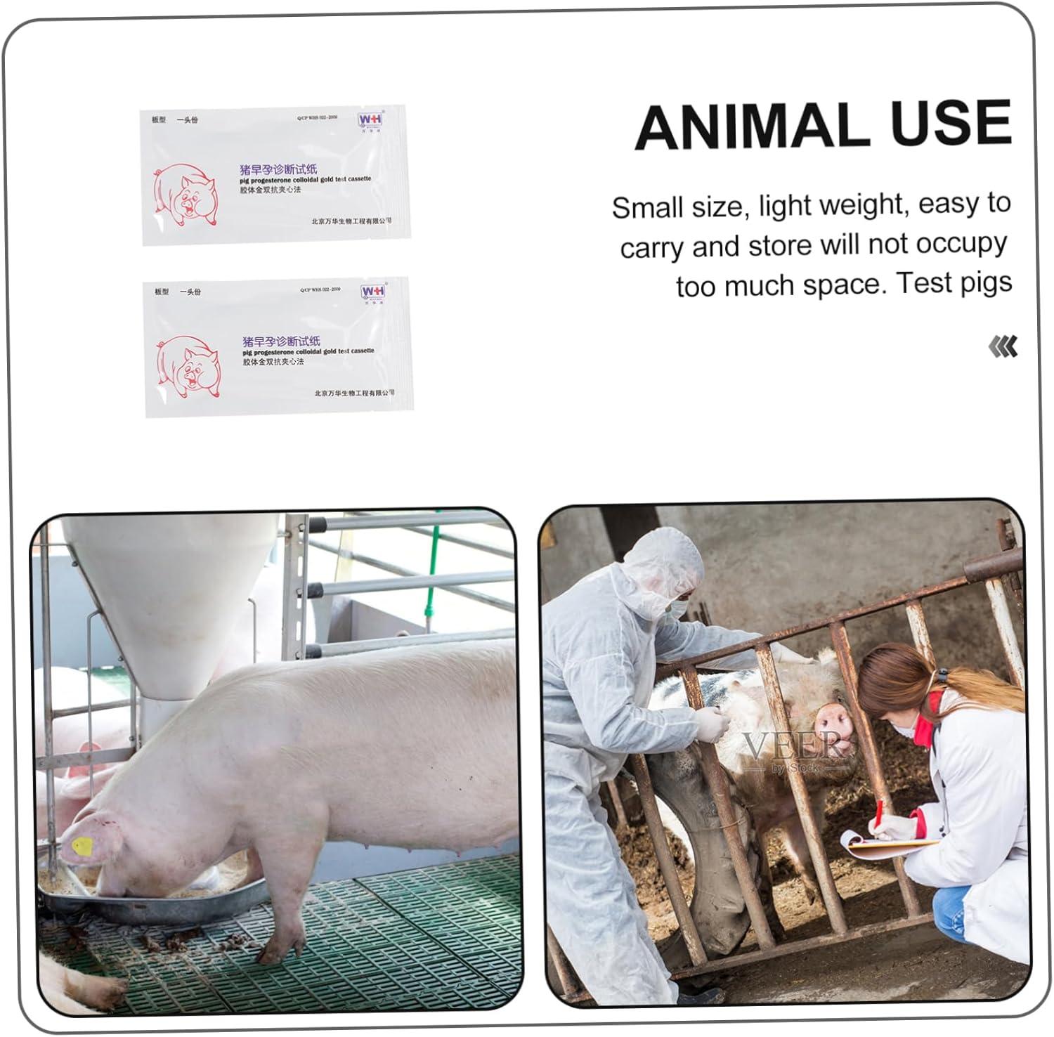 High-Precision Gatuida 2-Piece Pregnancy Test Strips for Pigs & Cattle ...