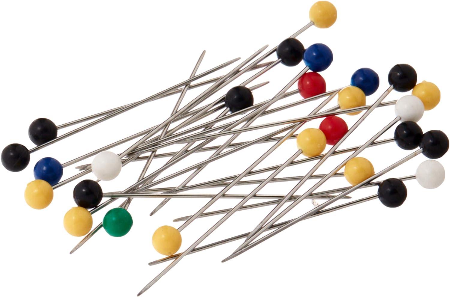 Dritz 31 Color Ball Pins Long 1-1/2-Inch (75-Count) - Assorted Colors ...