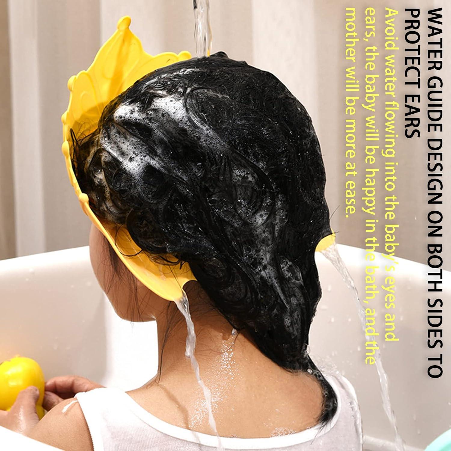 Shop BDSHUNBF Adjustable Silicone Shower Hood for Kids - Shampoo & Hair ...