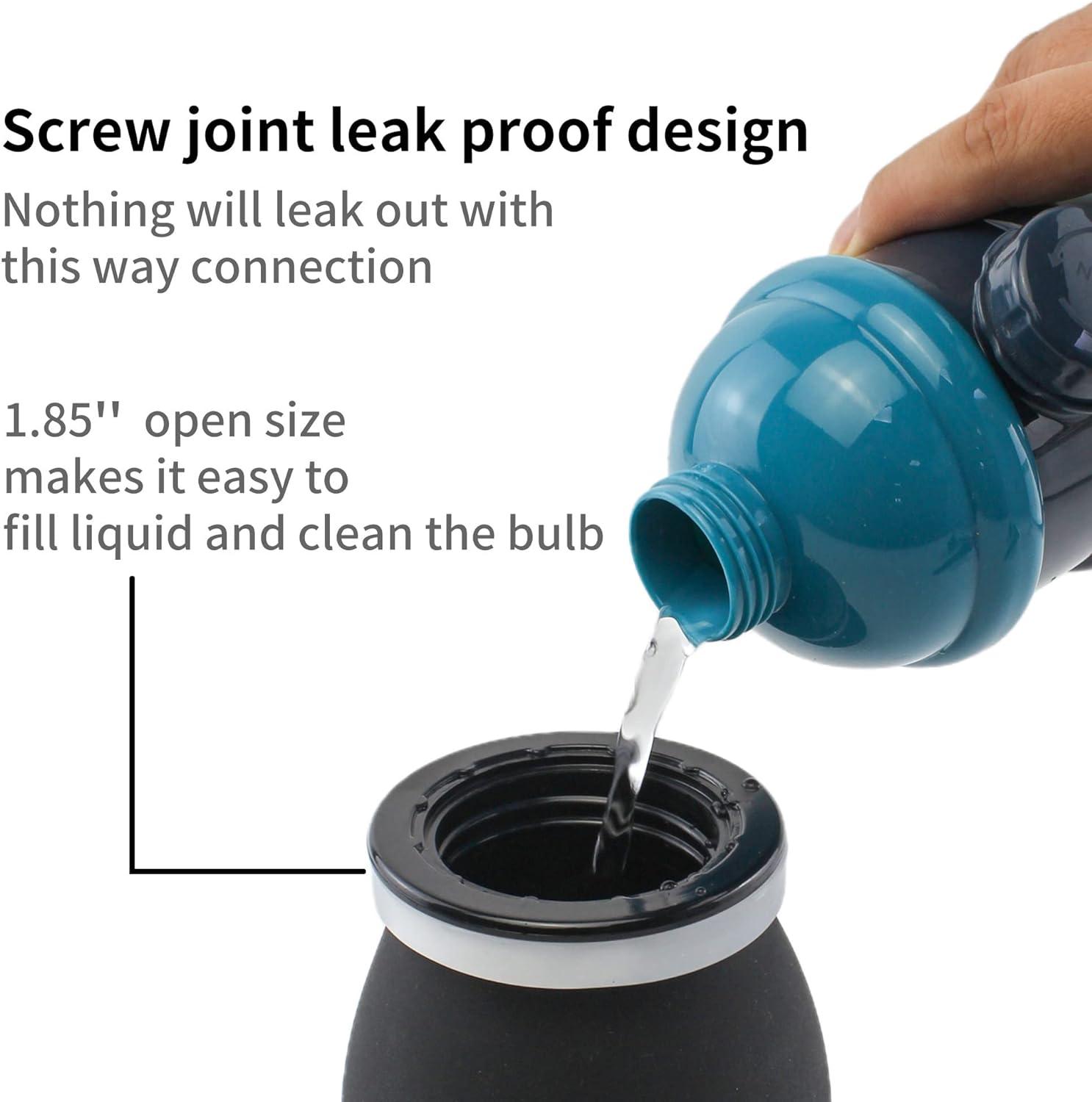 TopQuaFocus 420ml Black Anal Douche Bulb Kit - Colon Irrigation Douche ...